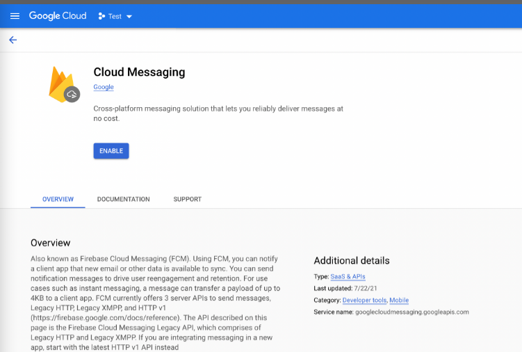 How to Enable Cloud Messaging API | Step-by-Step Guide